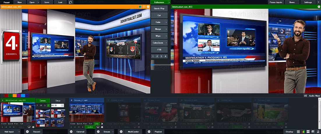 3D Virtual Sets | Royalty Free Virtual Studio Sets Download